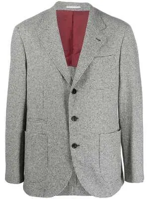 Brunello Cucinelli Hounds-tooth-print Blazer
