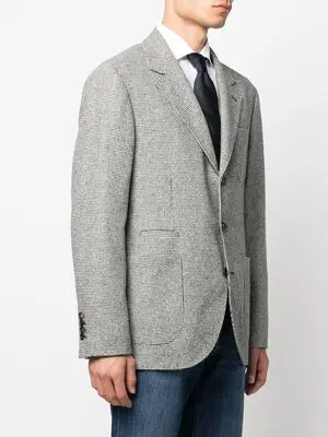 Brunello Cucinelli Hounds-tooth-print Blazer