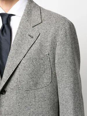 Brunello Cucinelli Hounds-tooth-print Blazer