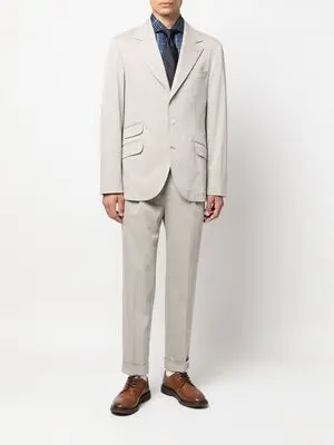 Brunello Cucinelli Straight-leg Cotton Trousers