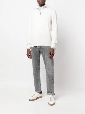 Brunello Cucinelli Stonewash Straight-leg Jeans