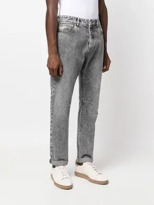 Brunello Cucinelli Stonewash Straight-leg Jeans
