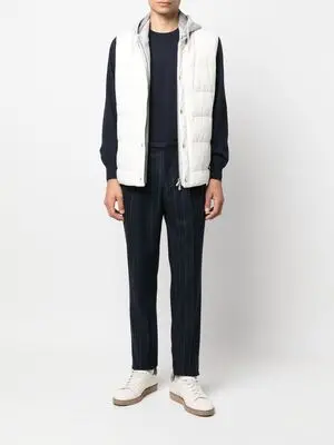 Brunello Cucinelli Pinstripe Straight-leg Trousers