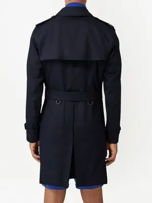 Burberry Kensington Heritage Trench Coat - Blue