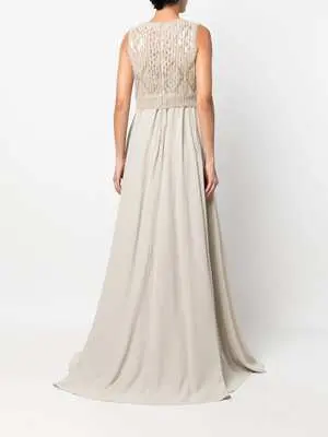 Brunello Cucinelli Sequin-embellished Sleeveless Gown