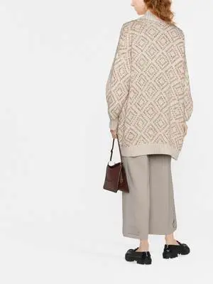 Brunello Cucinelli Jacquard Knit Cardigan