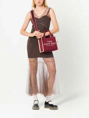 Marc Jacobs Small Logo-detail Tote Bag - Red