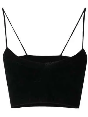 Cashmere In Love Evie Cashmere Bralette - Black