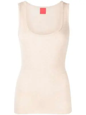 Cashmere In Love Paula Tank Top - Brown
