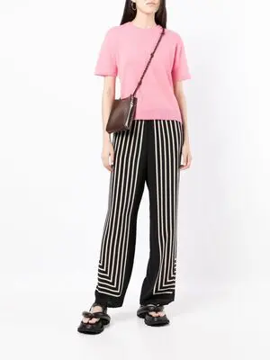 Cashmere In Love Sidley Fine-knit Top - Pink