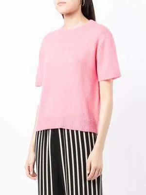 Cashmere In Love Sidley Fine-knit Top - Pink