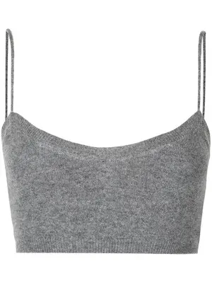 Cashmere In Love Evie Cropped Top - Black