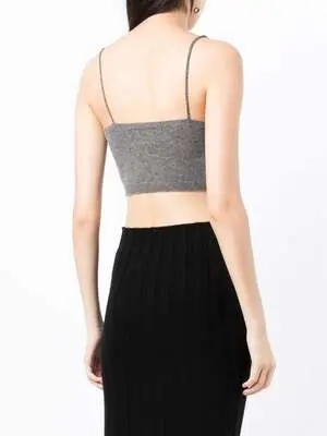Cashmere In Love Evie Cropped Top - Black