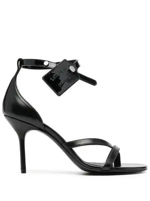 Off-White Zip Tie Leather Sandals