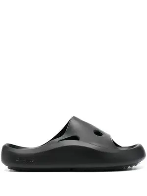 Off-White Hole-effect Rubber Slides - Black