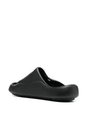 Off-White Hole-effect Rubber Slides - Black
