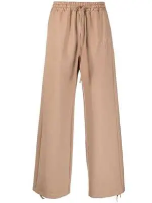 Off-White Embroidered-logo Track Pants - Neutrals