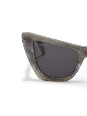 Off-White Cat-eye Sunglasses - Grey