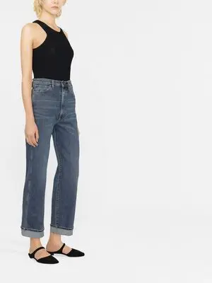 3x1 High-waist Straight-leg Jeans