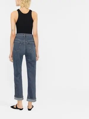 3x1 High-waist Straight-leg Jeans