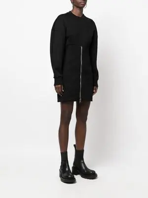 Alexander McQueen Zip-detail Mini Dress