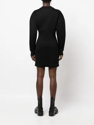 Alexander McQueen Zip-detail Mini Dress