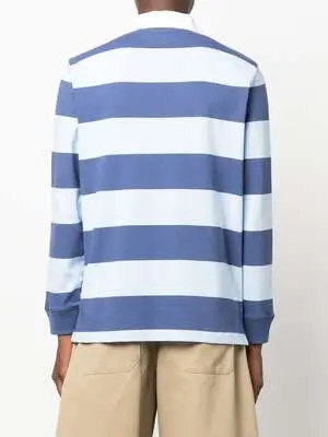 Polo Ralph Lauren Embroidered-logo Striped Polo Shirt