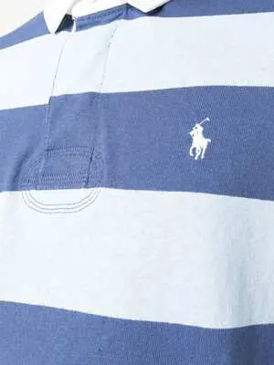 Polo Ralph Lauren Embroidered-logo Striped Polo Shirt