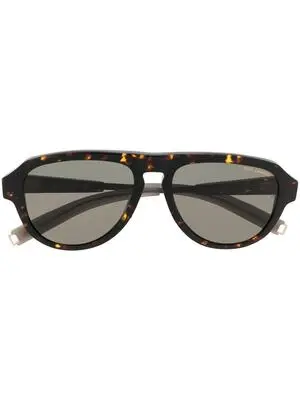 Dita Lancier Tortoise-shell Pilot-frame Sunglasses