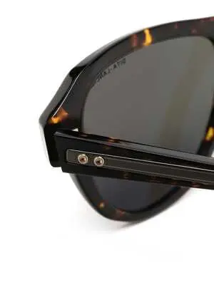 Dita Lancier Tortoise-shell Pilot-frame Sunglasses