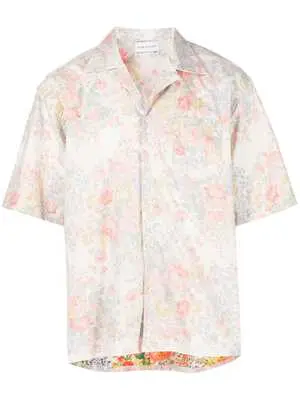 John Elliott Shortsleeved Floral-print Shirt