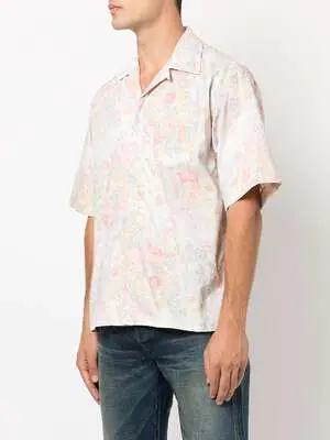John Elliott Shortsleeved Floral-print Shirt