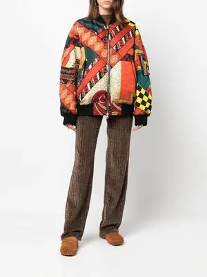 Etro Patchwork Reversible Bomber Jacket