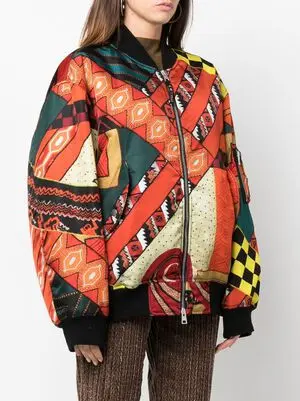 Etro Patchwork Reversible Bomber Jacket