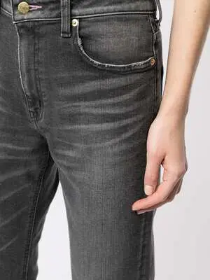 TU ES MON TRESOR The Amethyst Flared Leg Jeans - Black