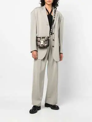 A.p.c. Small Grace Python Print Crossbody Bag
