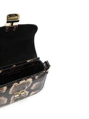 A.p.c. Small Grace Python Print Crossbody Bag