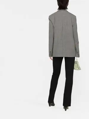 Nanushka Puppytooth Oversized Blazer - Black