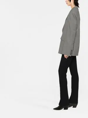 Nanushka Puppytooth Oversized Blazer - Black