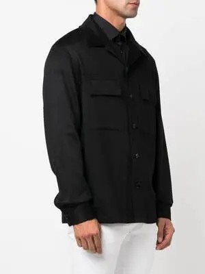 Zegna Alba Oasi Shirt Jacket - Black