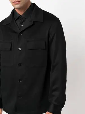Zegna Alba Oasi Shirt Jacket - Black