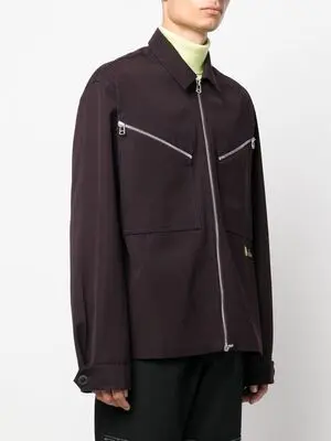 OAMC Logo-patch Zip-up Bomber Jacket