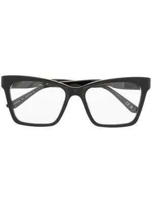 Balenciaga Logo-print Glasses - Black