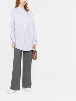 MAISON MARGIELA Pinstriped Poplin Shirt