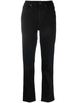 3x1 High-waist Tapered Jeans - Black