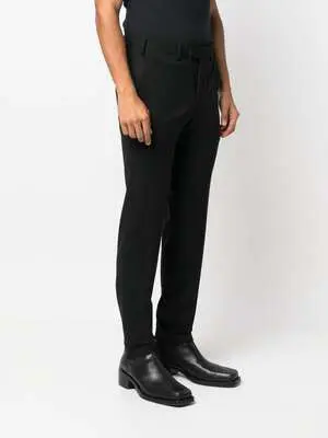 PT TORINO Straight-leg Tailored Trousers - Black
