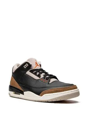JORDAN Air 3 Retro Desert Elephant Sneakers - Black