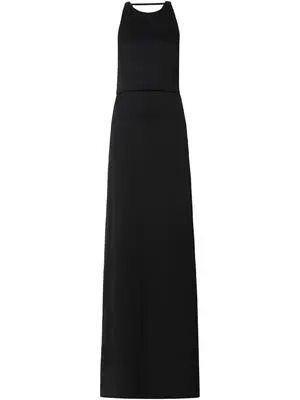 Burberry Sleeveless Silk Gown - Black