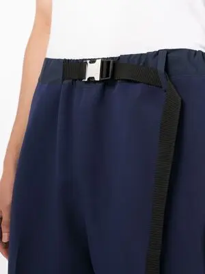 Sacai Clip-belt Wide-leg Trousers