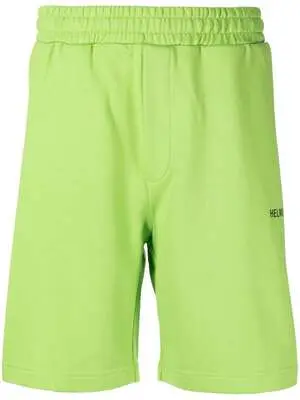 Helmut Lang Logo-print Track Shorts - Green